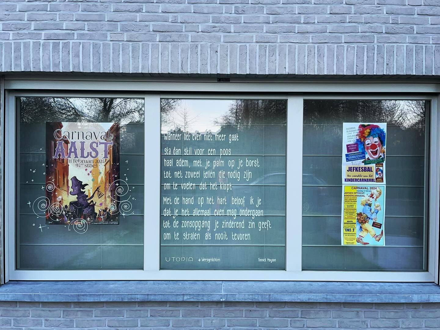 Raam zocht weesgedicht, weesgedicht vond raam… | Goeiedag Radio