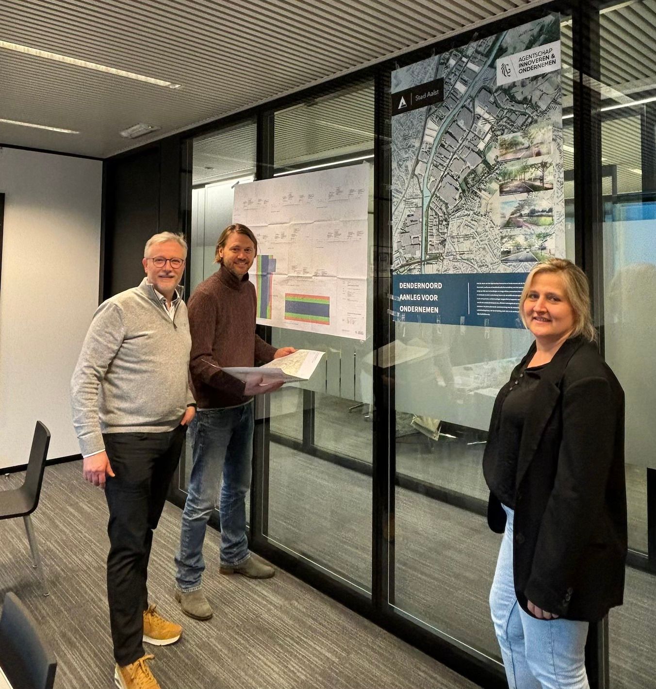 Laatste fase heraanleg bedrijventerreinen Dender Noord van start | Goeiedag Radio